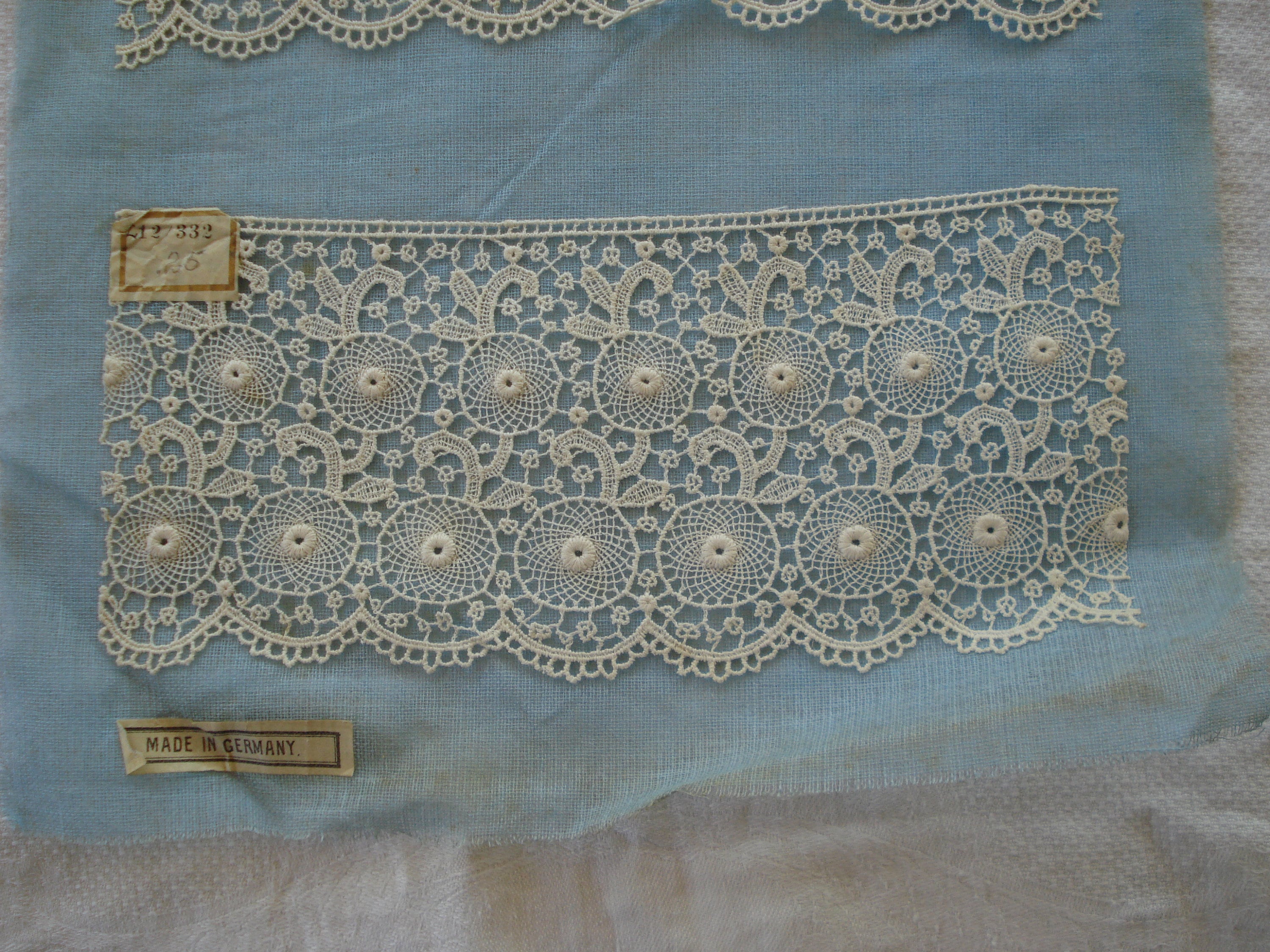 Rare Antique Germany 1920s Salesman Sample Floral Art Deco Circles ...