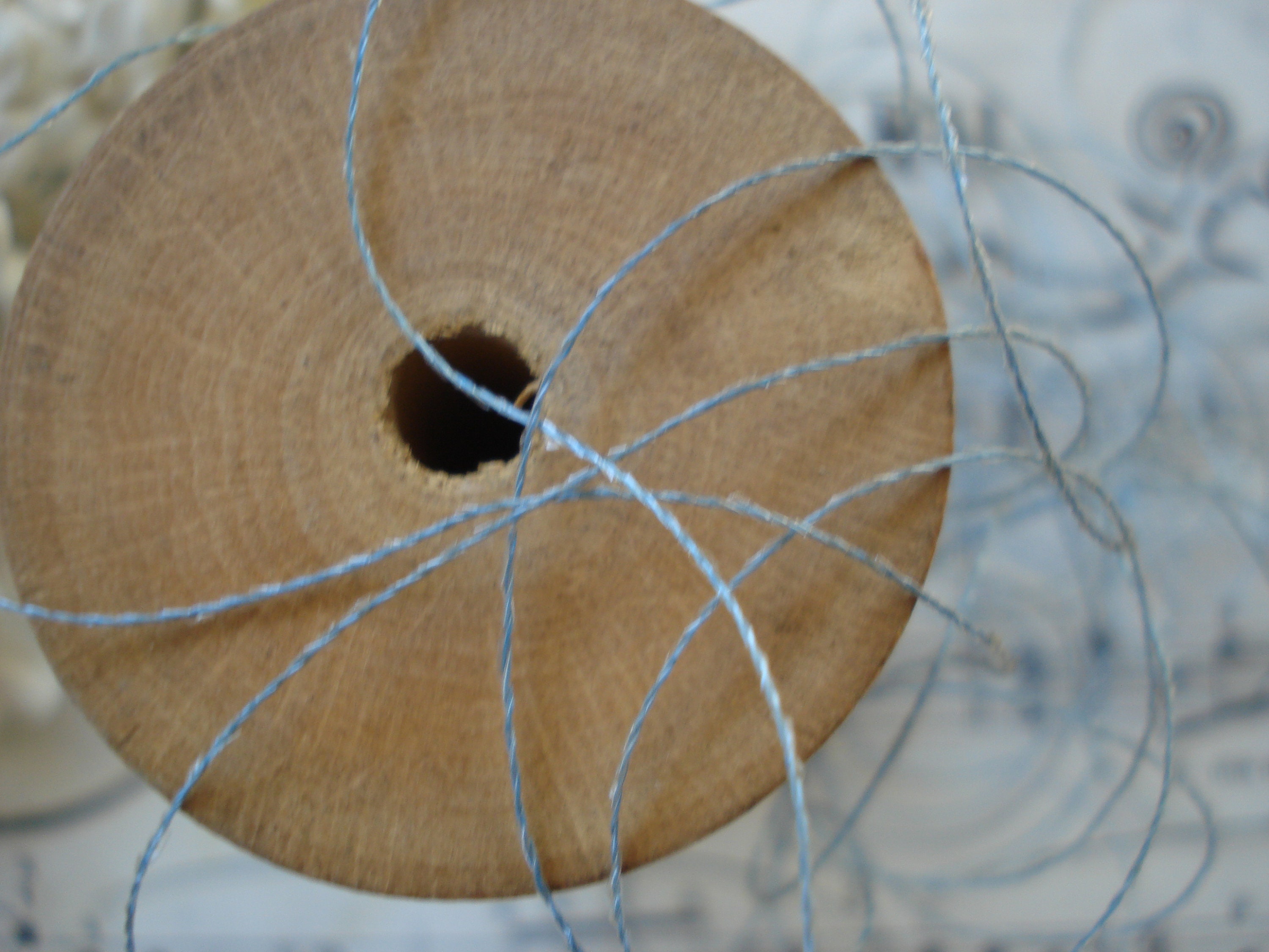 20y Antique French Silver Metallic Blue Core Twist Metal Embroidery ...