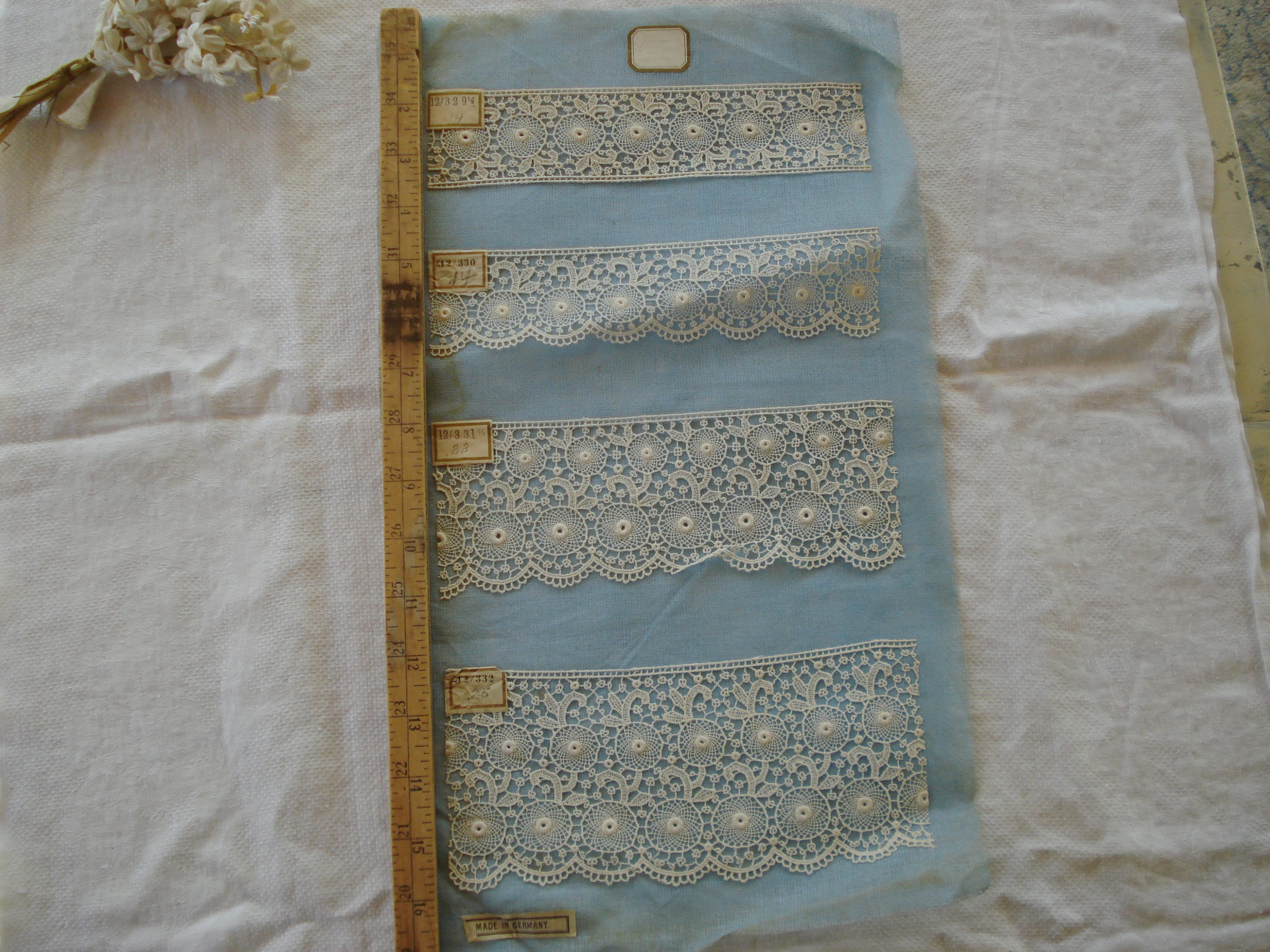 Rare Antique Germany 1920s Salesman Sample Floral Art Deco Circles ...