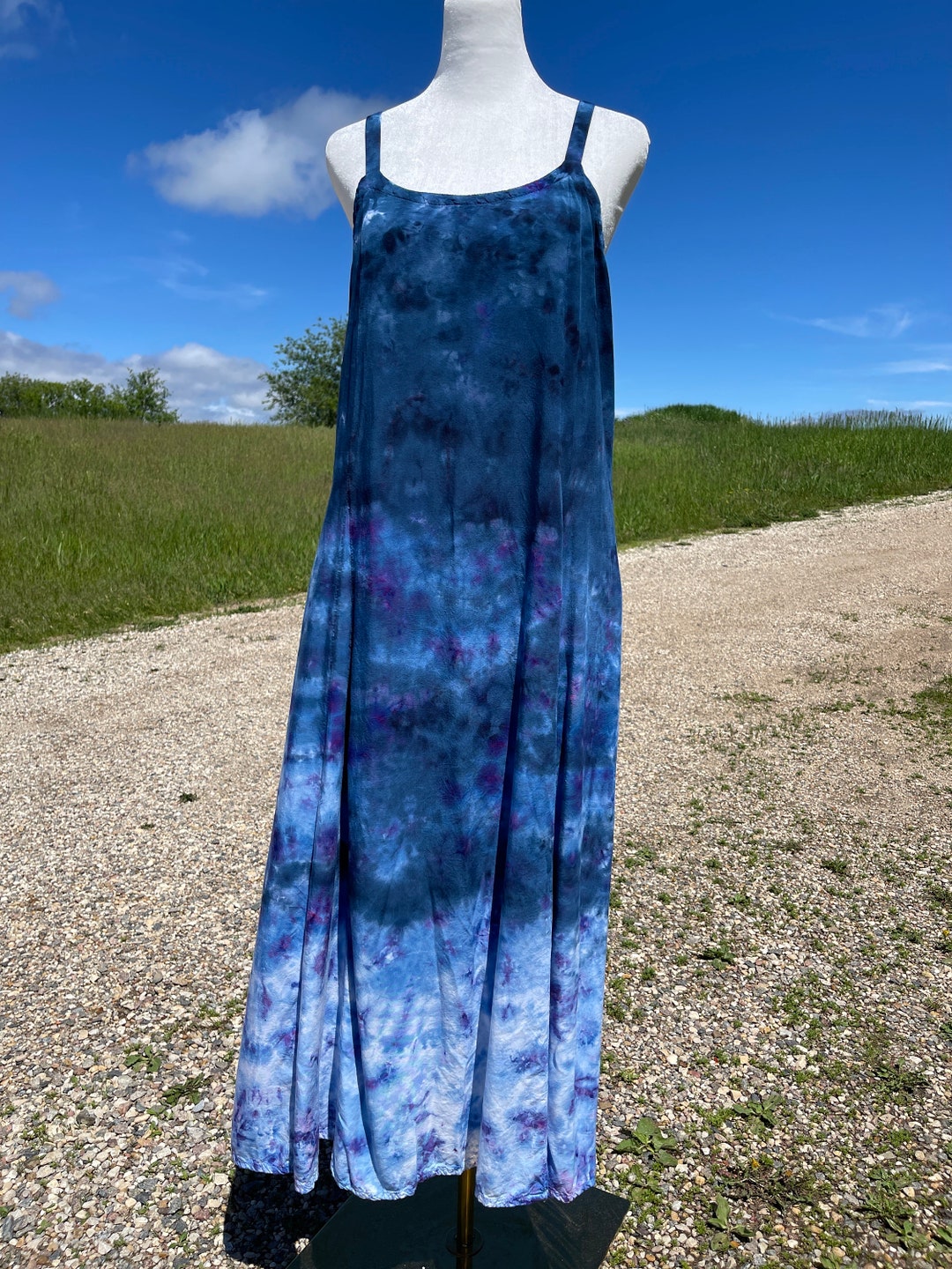 Blue Abyss • Ribbon Strap Dress - Etsy