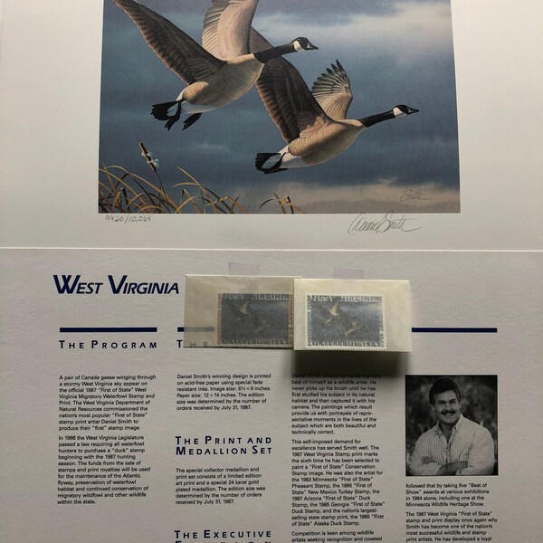 Duck Stamp Print - Etsy