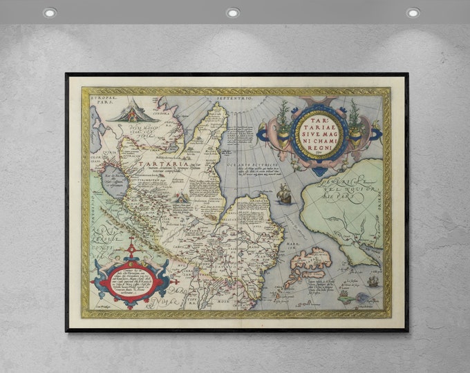 1667 Map of the World, Nieuwe Werelt Kaert, Antique Map, Atlas Map ...