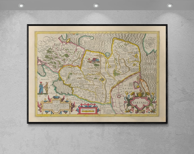 1667 Map of the World, Nieuwe Werelt Kaert, Antique Map, Atlas Map ...