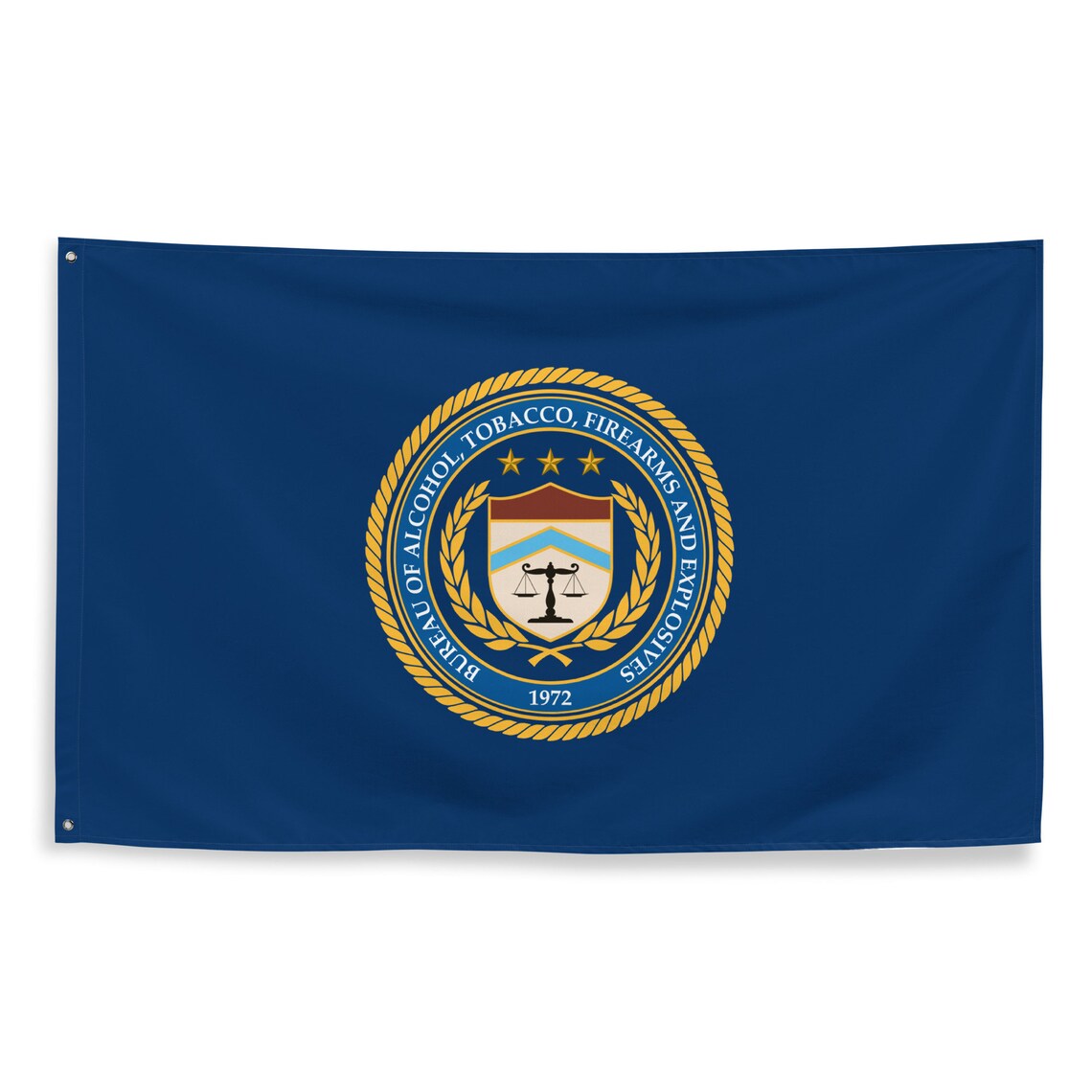 ATF Flag, Alcohol Tobacco Firearms, Law Enforcement, Federal Agency ...