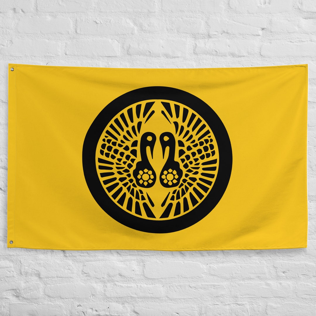 Ikko Ikki Clan Crest Flag: Polyester Home Decor Banner - Etsy