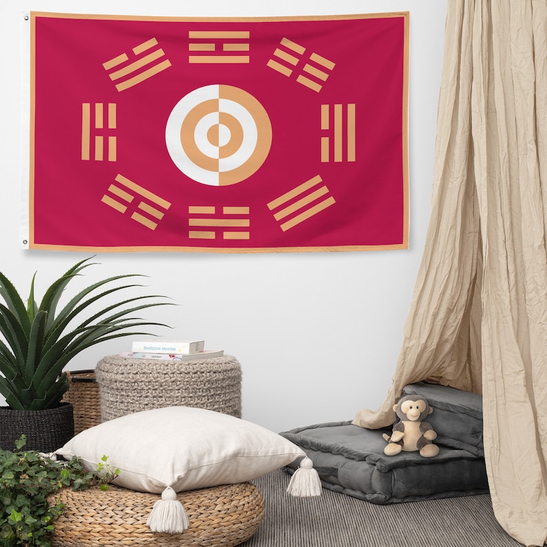 Joseon Dynasty Flag: Korean Royal Standard Banner - Etsy