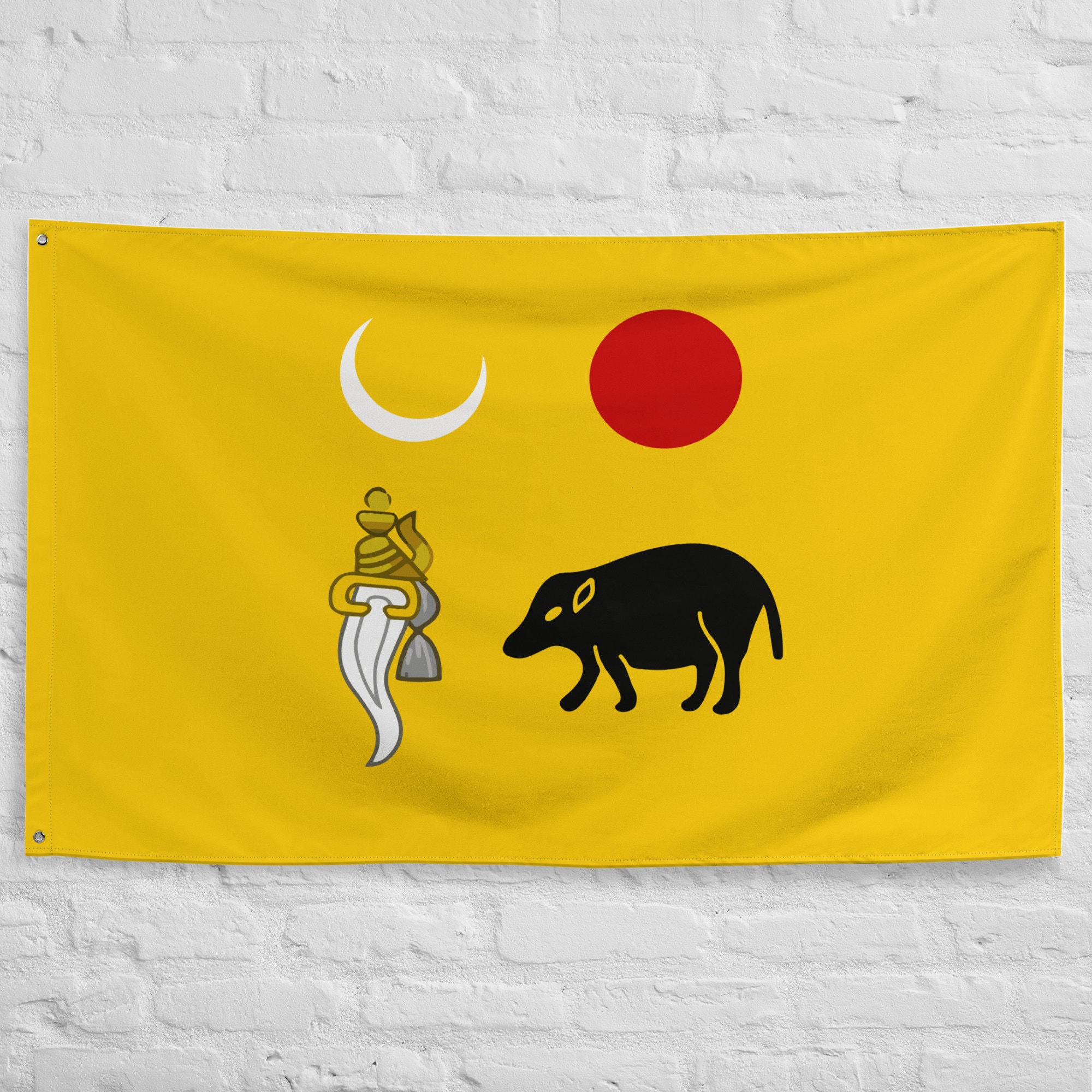 Vijayanagar Empire Flag Historical Indian Banner - Etsy