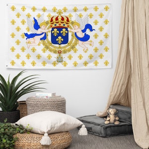 Kingdom of France Flag: Historical French Banner, Home Decor - Etsy