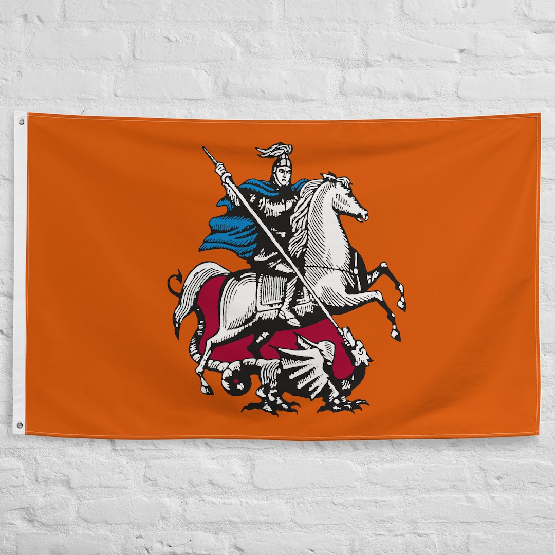 Grand Duchy of Moscow Flag: Polyester Wall Decor - Etsy