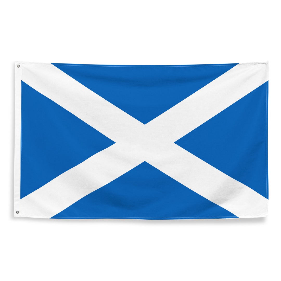 Scottish National Flags Polyester With Iron Grommets 100% Scotland Flag ...
