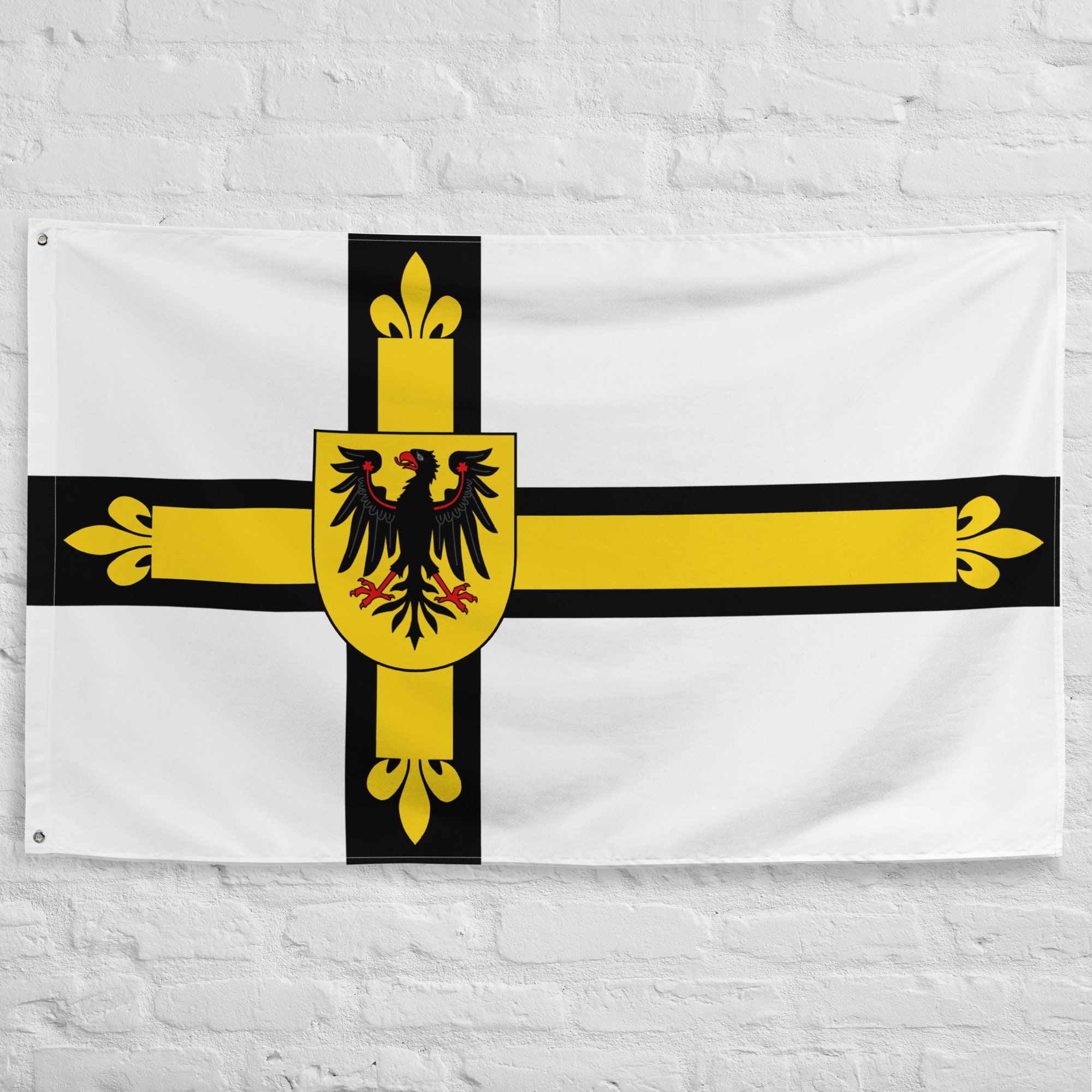 State of the Teutonic Order Banner Flag 100% Polyester With 2 Iron ...