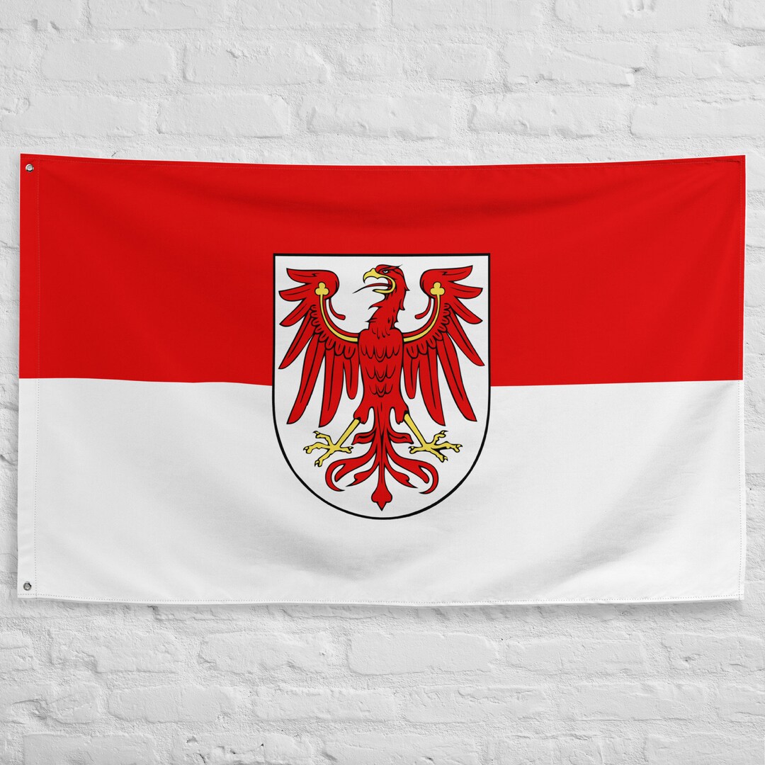 Brandenburg Flag, Historical Banner, Prussian Heritage, German Region ...