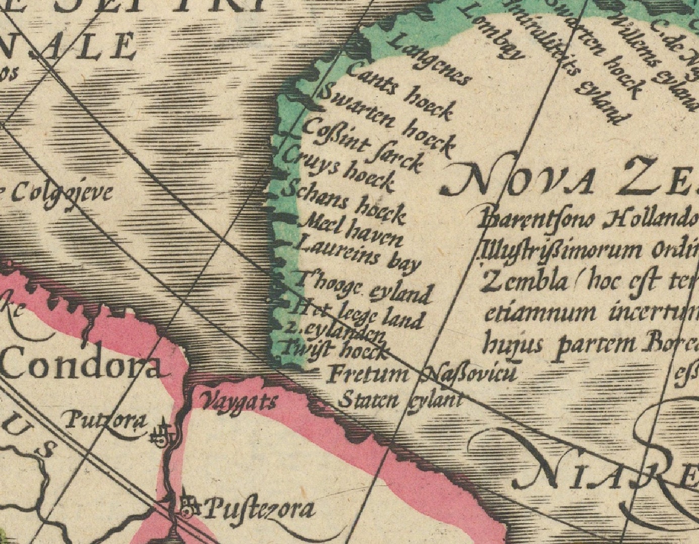 1606 Tartaria Map Print: Antique East Asia Wall Art - Etsy