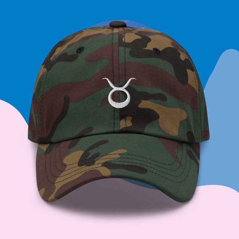 Zodiac Symbols Taurus Dad Hat Baseball Cap Embroidered Cotton - Etsy