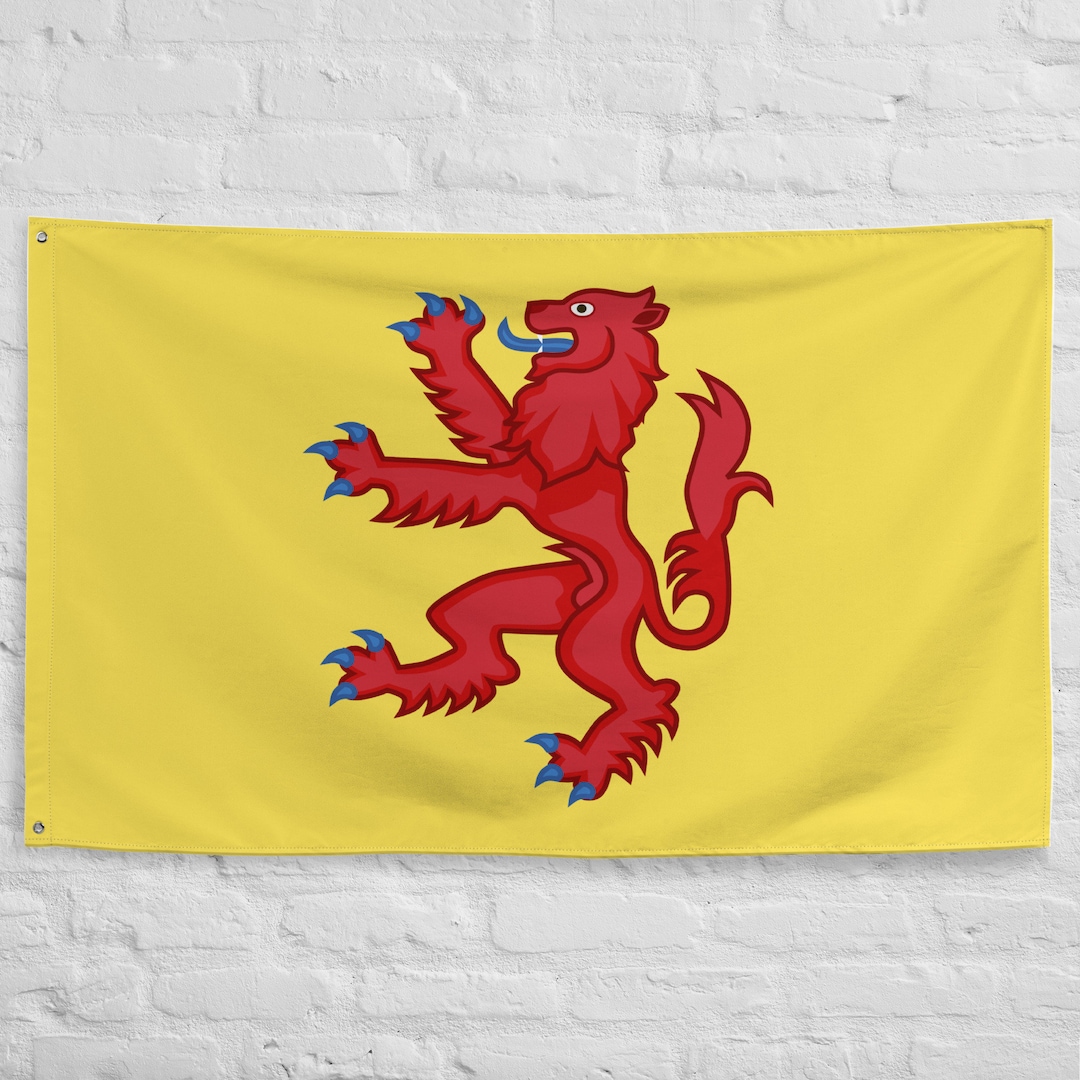 Kingdom of Powys Flag 100% Polyester With 2 Iron Grommets Powys Kingdom ...