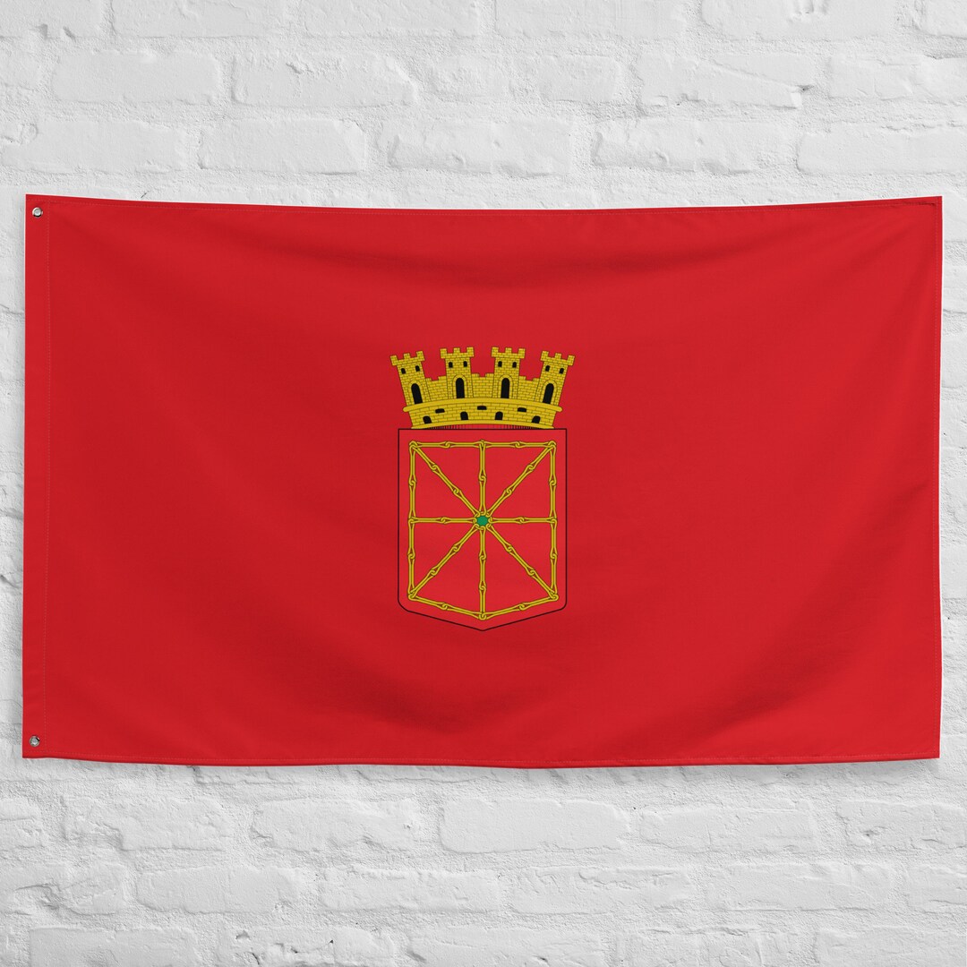1931-1937 Large Navarre Flag Flying Flag Banner 100% Polyester With 2 ...