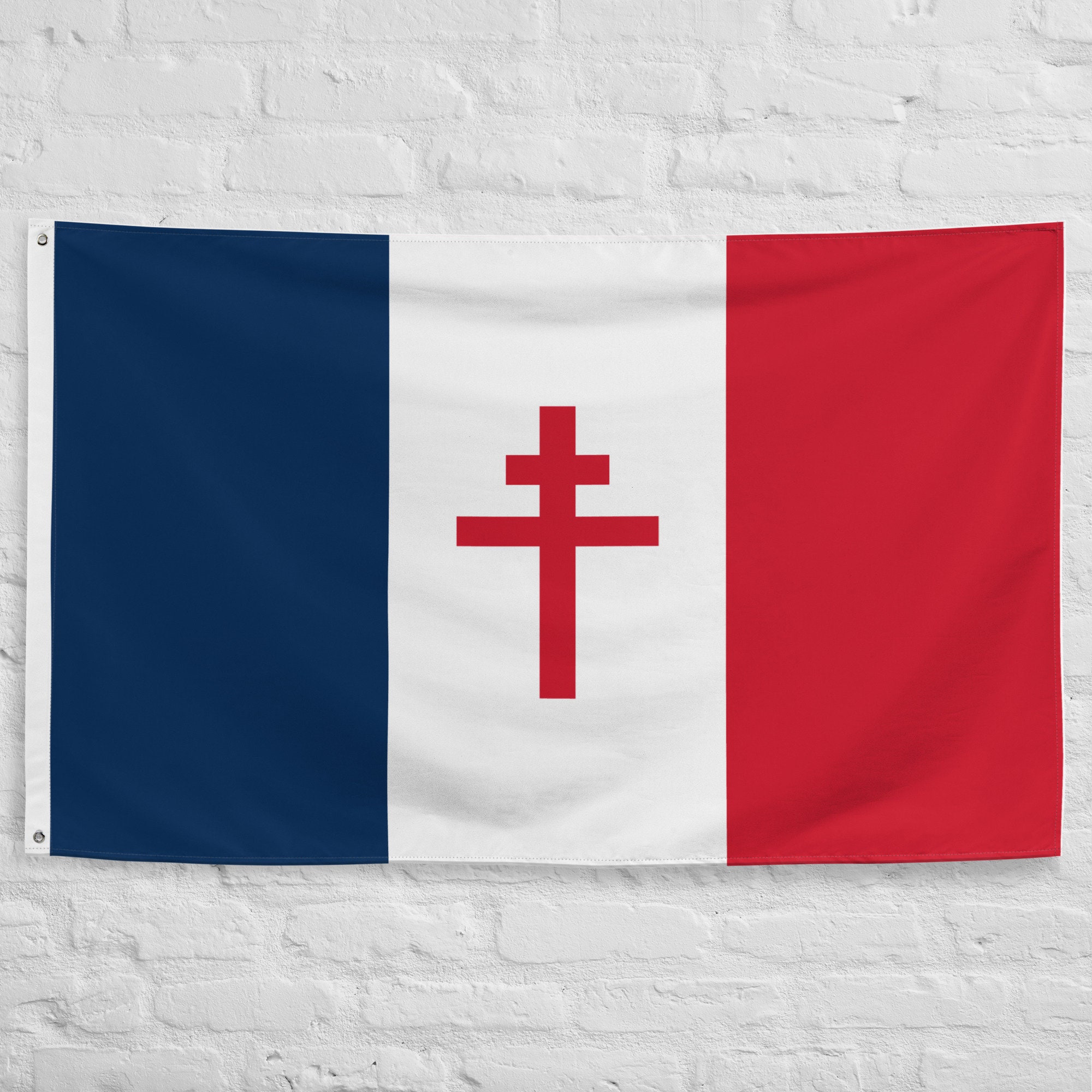 World War 2 Free France Flag WWII French Resistance Banner - Etsy