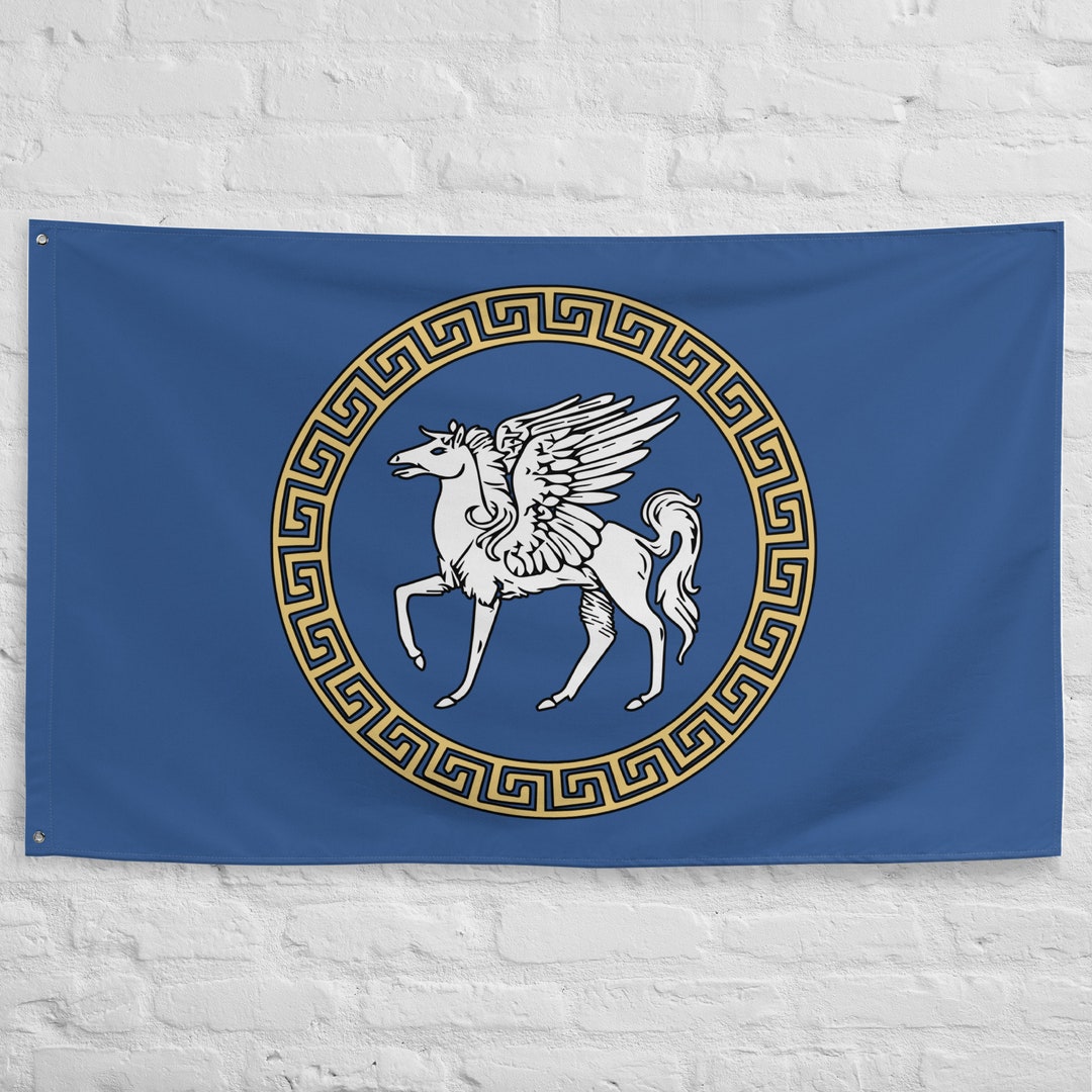 Ancient Corinth Banner Flag 100% Polyester With 2 Iron Grommets Ancient ...