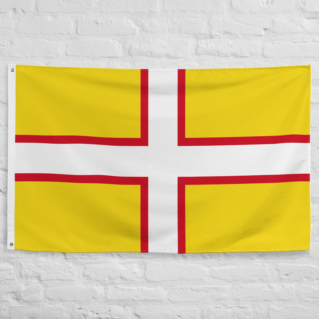 Dorset Flag 100% Polyester With 2 Iron Grommets English County Flag of ...
