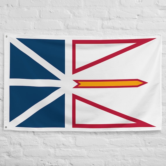 Canadian Province of Newfoundland and Labrador Flags With Iron | Etsy