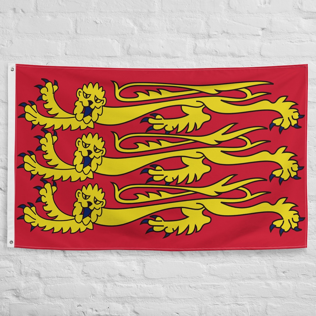 Large Flag of King Richard I of England Banner Flags Flying Flag King ...