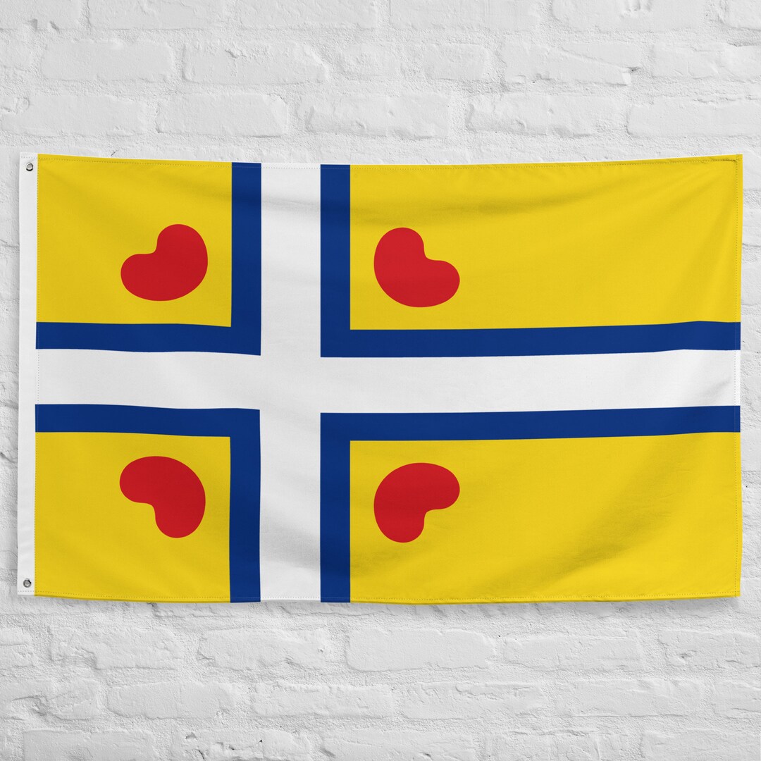 Large Flag of Frisia Indoor or Outdoor Flag Flying Flag Banner 100% ...