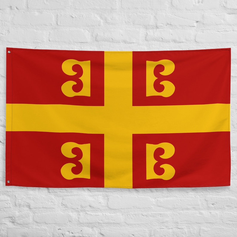 Bandera del Imperio Bizantino Bandera 100% poliéster con 2 arandelas de ...