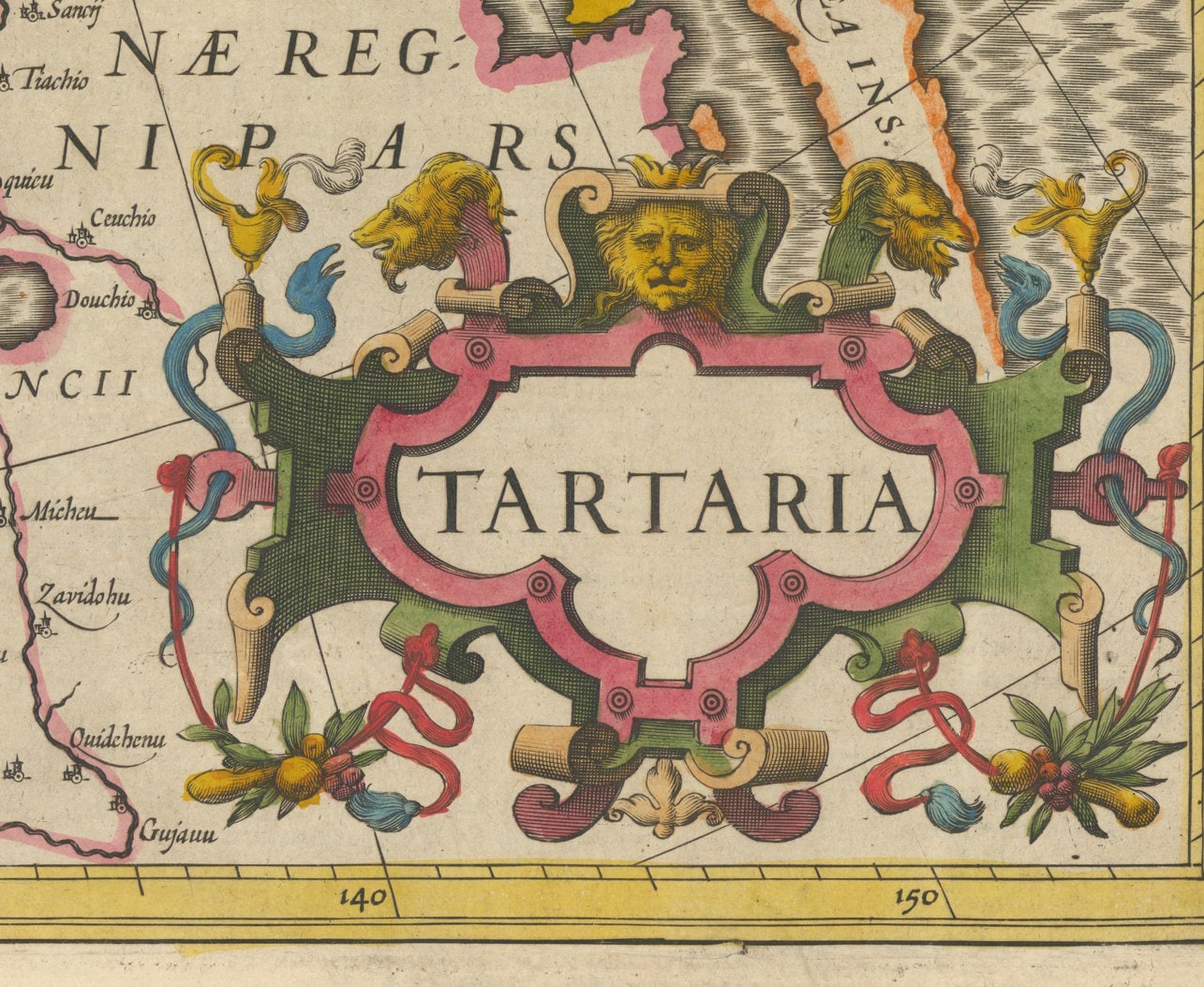 Old Map of Tartaria 1606 Huge Map Antique Decor Fine - Etsy Canada