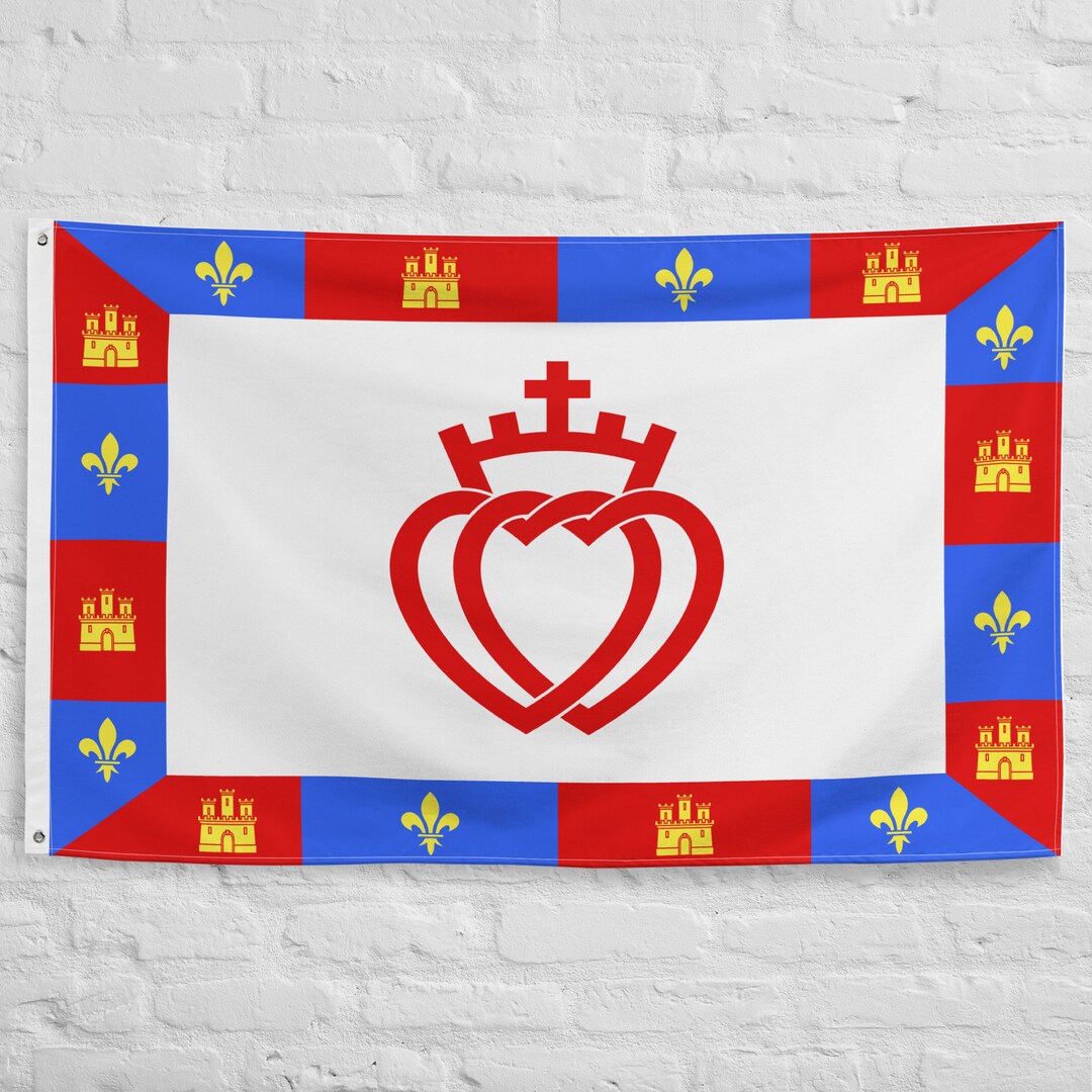 Large Vendée Coat of Arms Flag Indoor or Outdoor Flag Flying Flag ...