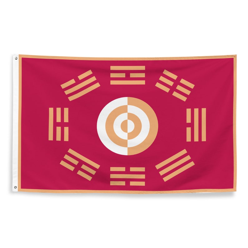 Joseon Flag Korean Dynasty Banner Royal Standard of Joseon - Etsy