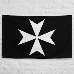 Knights Hospitaller Flag - Etsy