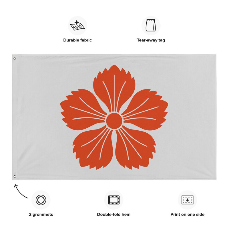 Saito Clan Crest Flag: Japanese Polyester Banner - Etsy
