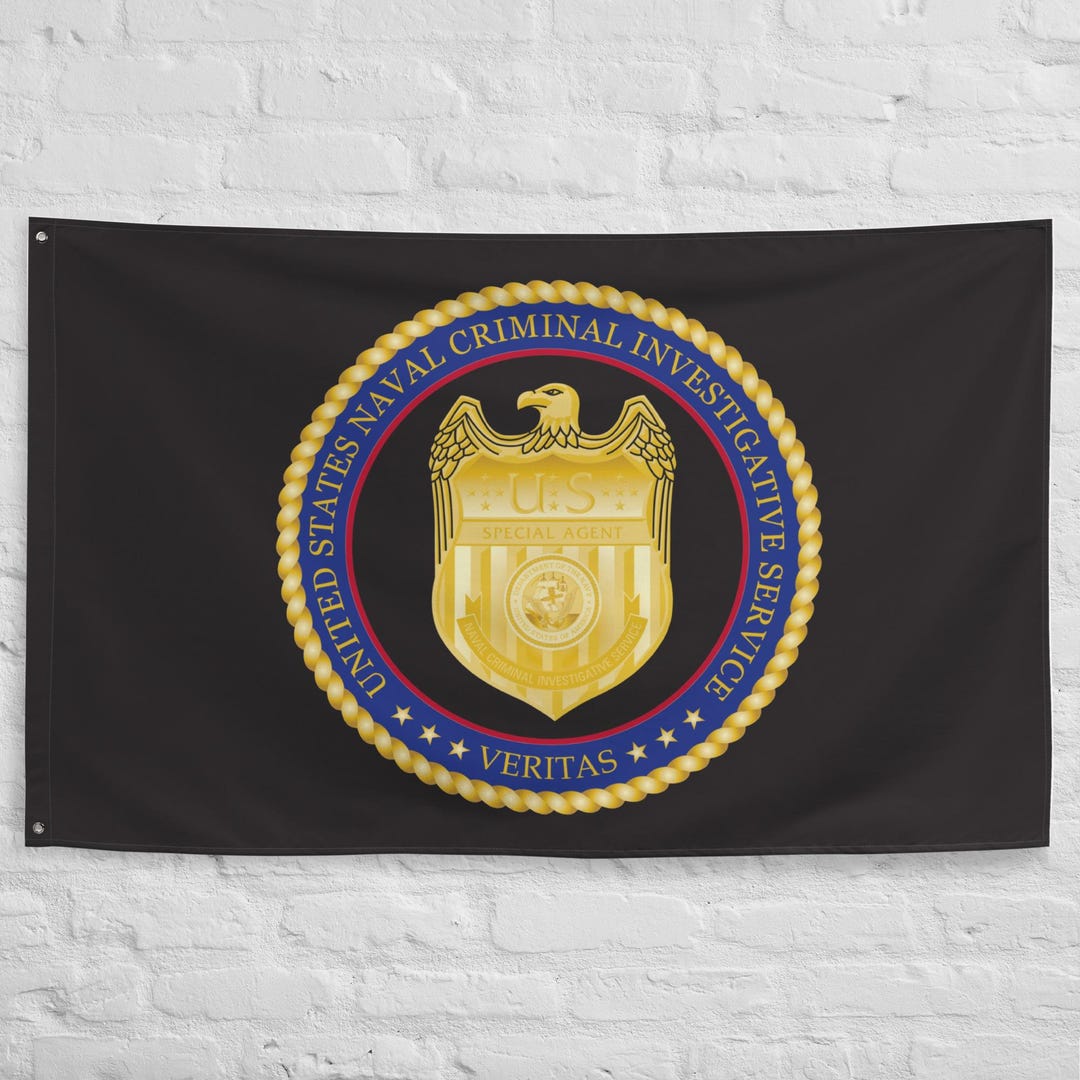 NCIS Flag: Naval Criminal Investigative Service Polyester Banner - Etsy
