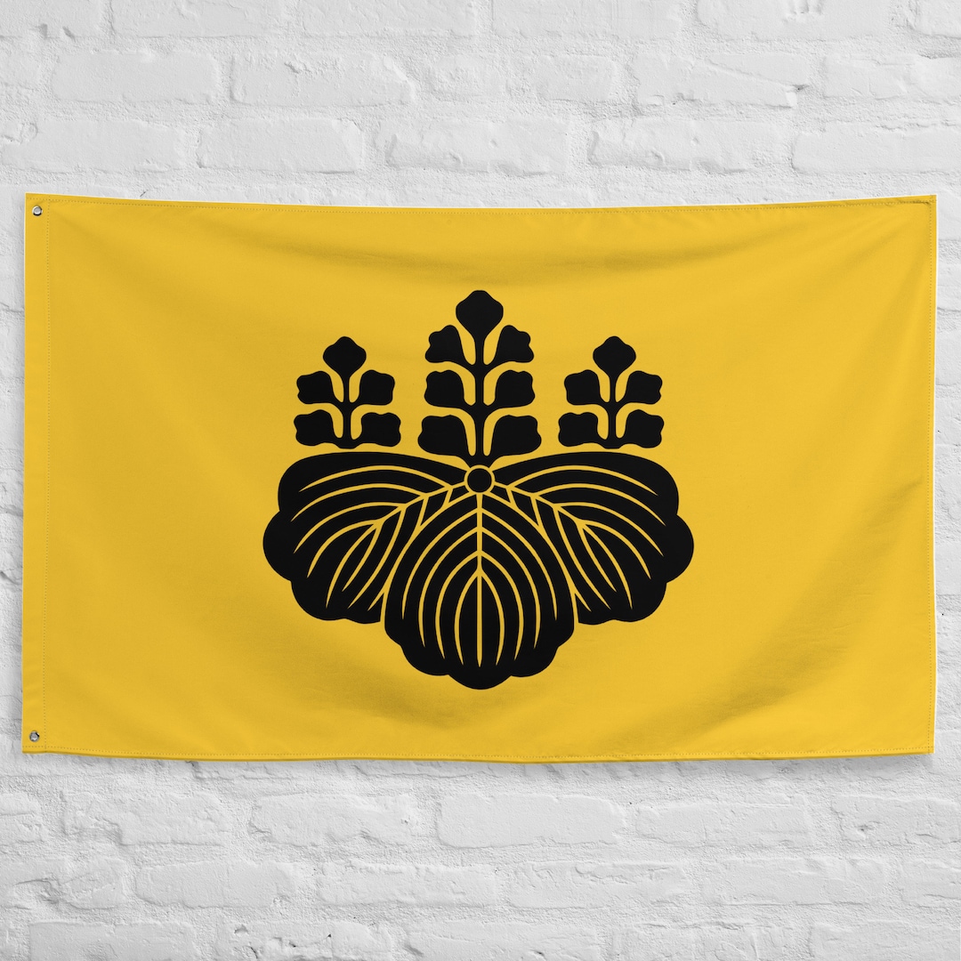 Toyotomi Clan Crest Flag: Japanese History Banner - Etsy