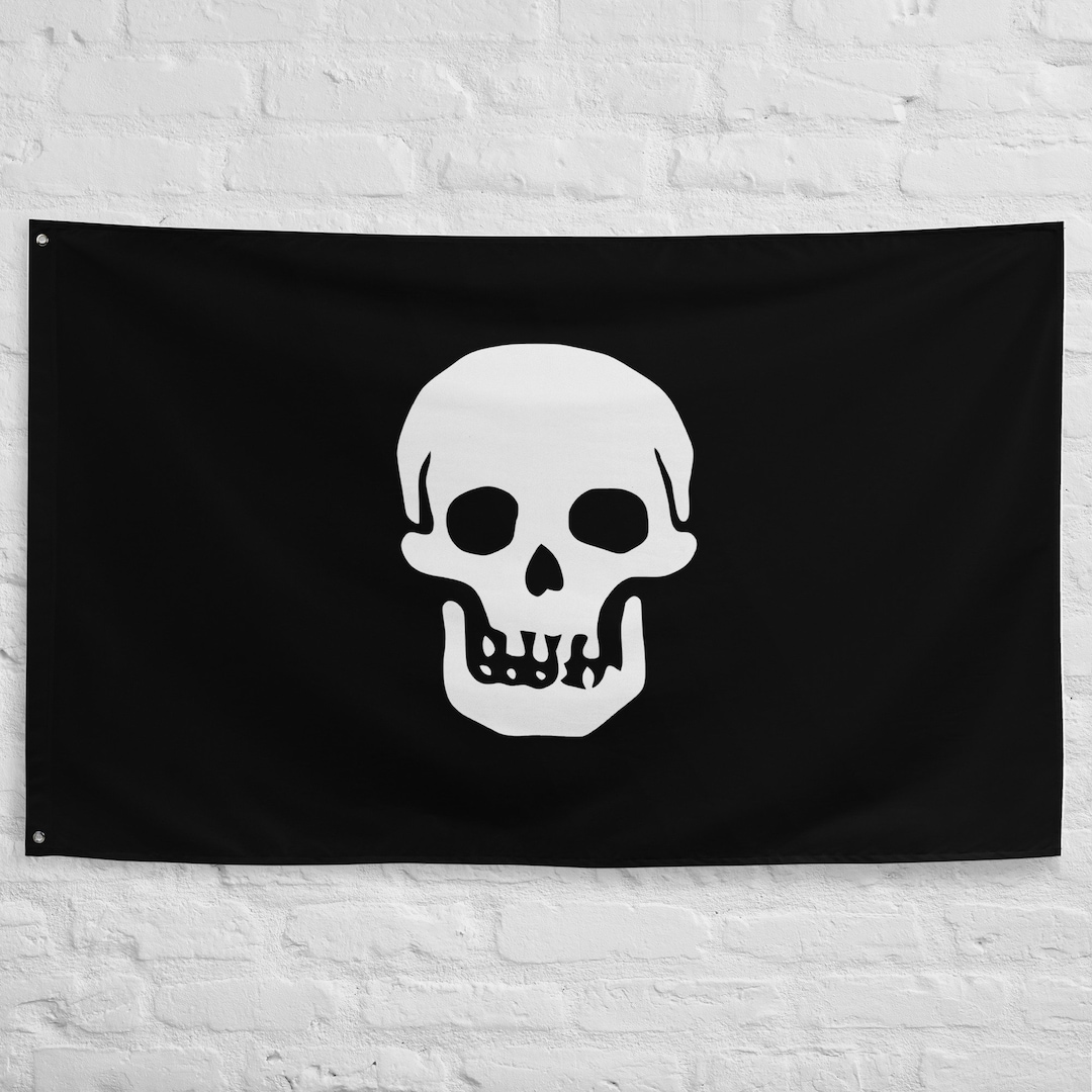 Republic of Pirates, Flying Gang Flag, Jolly Roger, Pirate Symbol ...