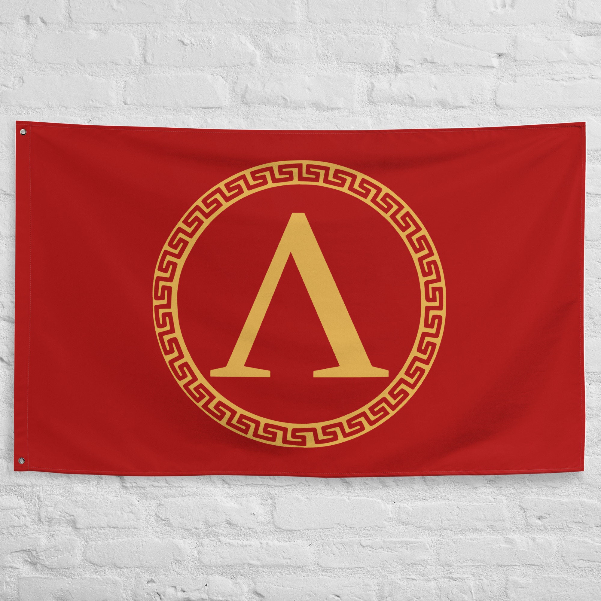 Ancient Spartan War Flag