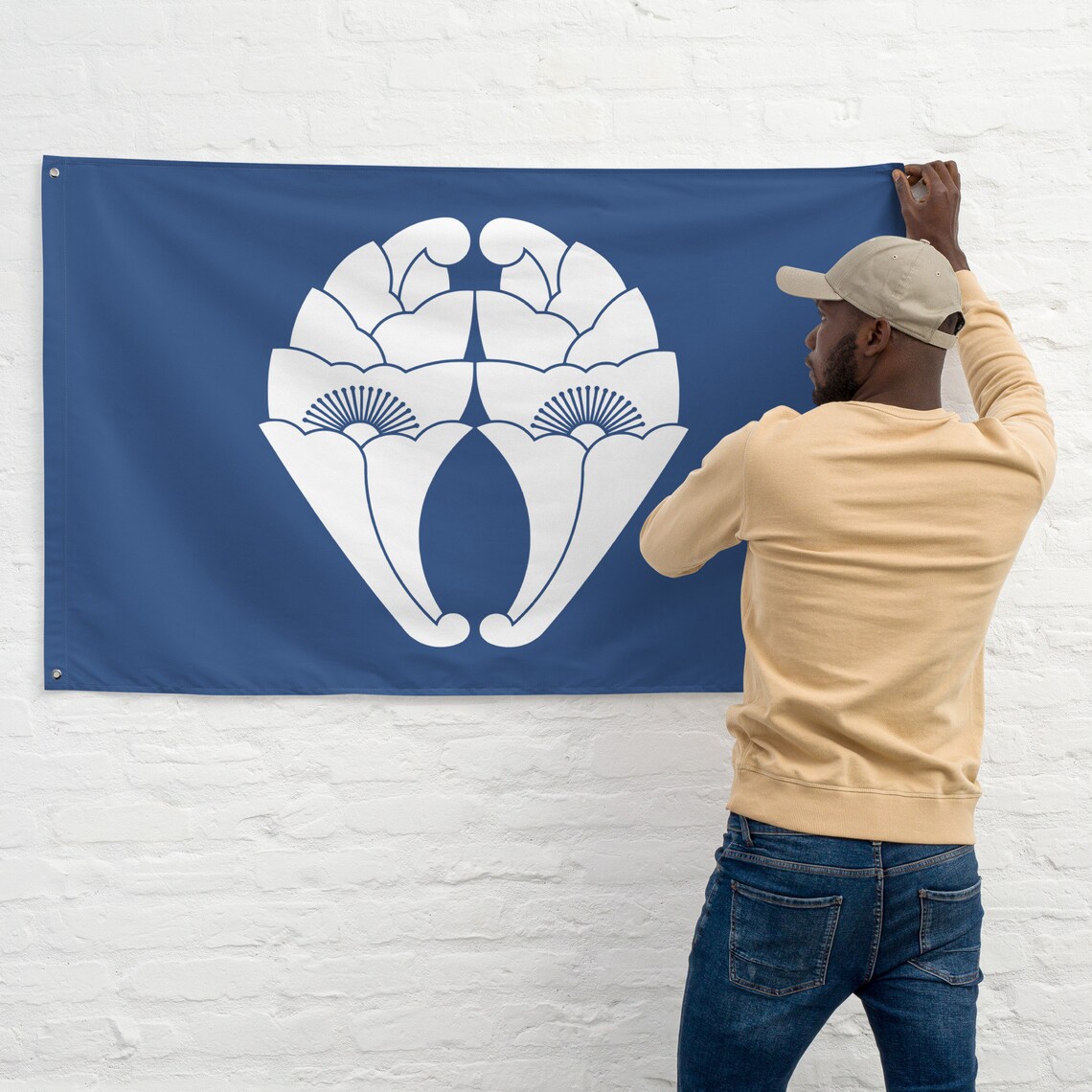 Large Otomo Clan Flag Banner Made of Polyester Perfect for - Etsy