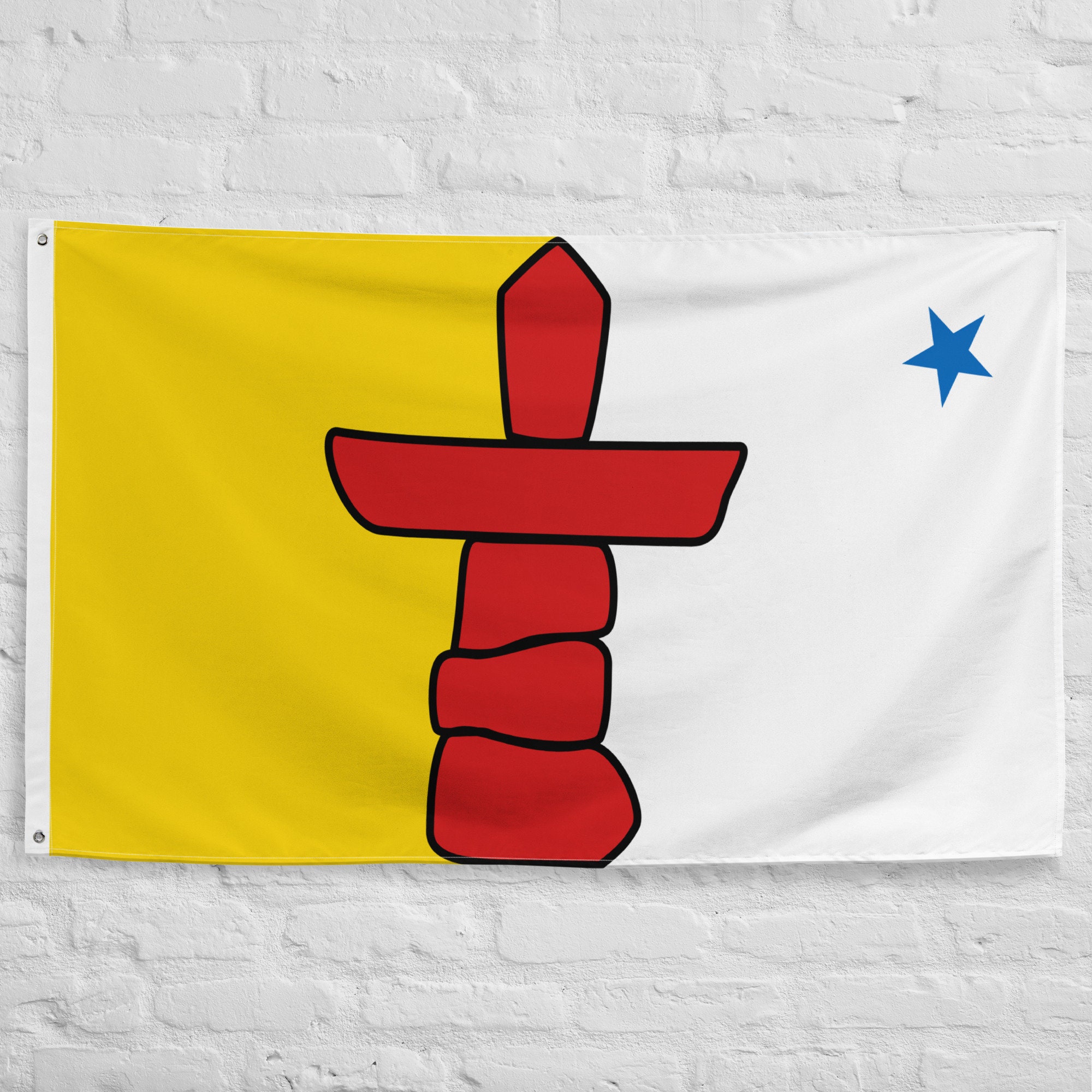 Canada Territory of Nunavut Flags With Iron Grommets 100% Polyester ...