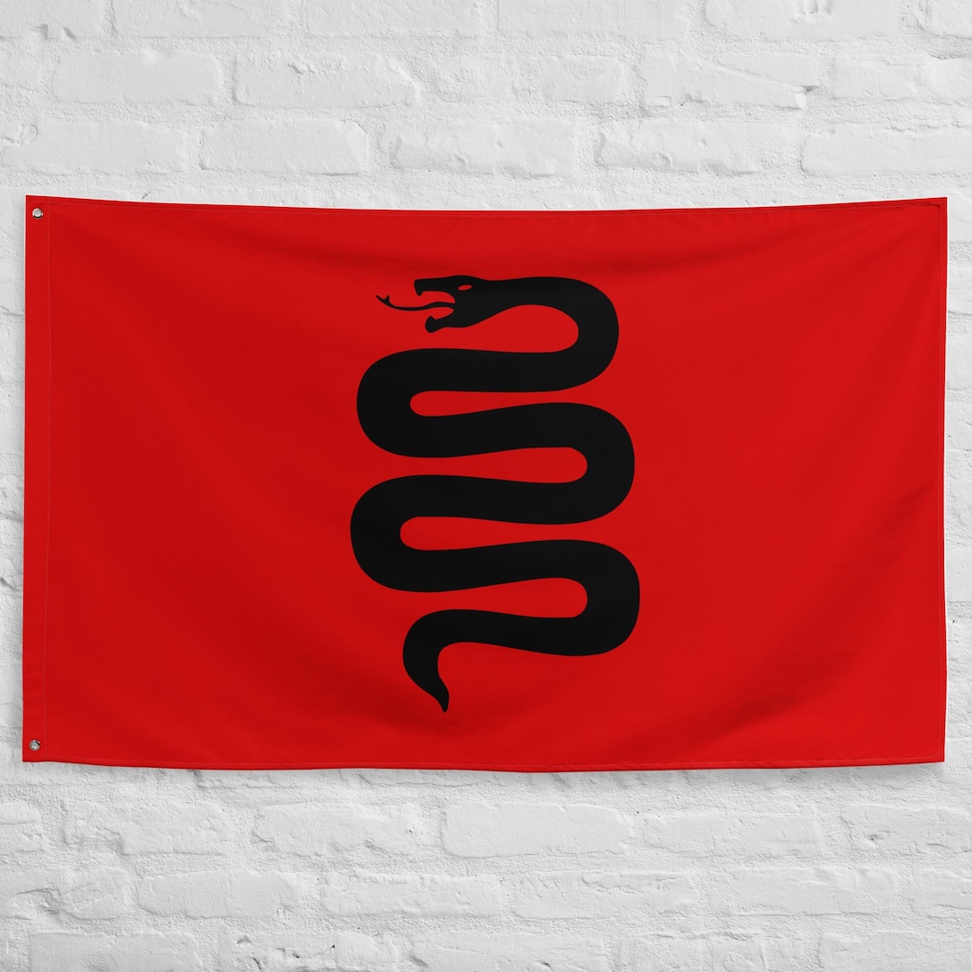 Flag of Near Harad – Black Serpent Desert Fantasy Polyester Banner ...
