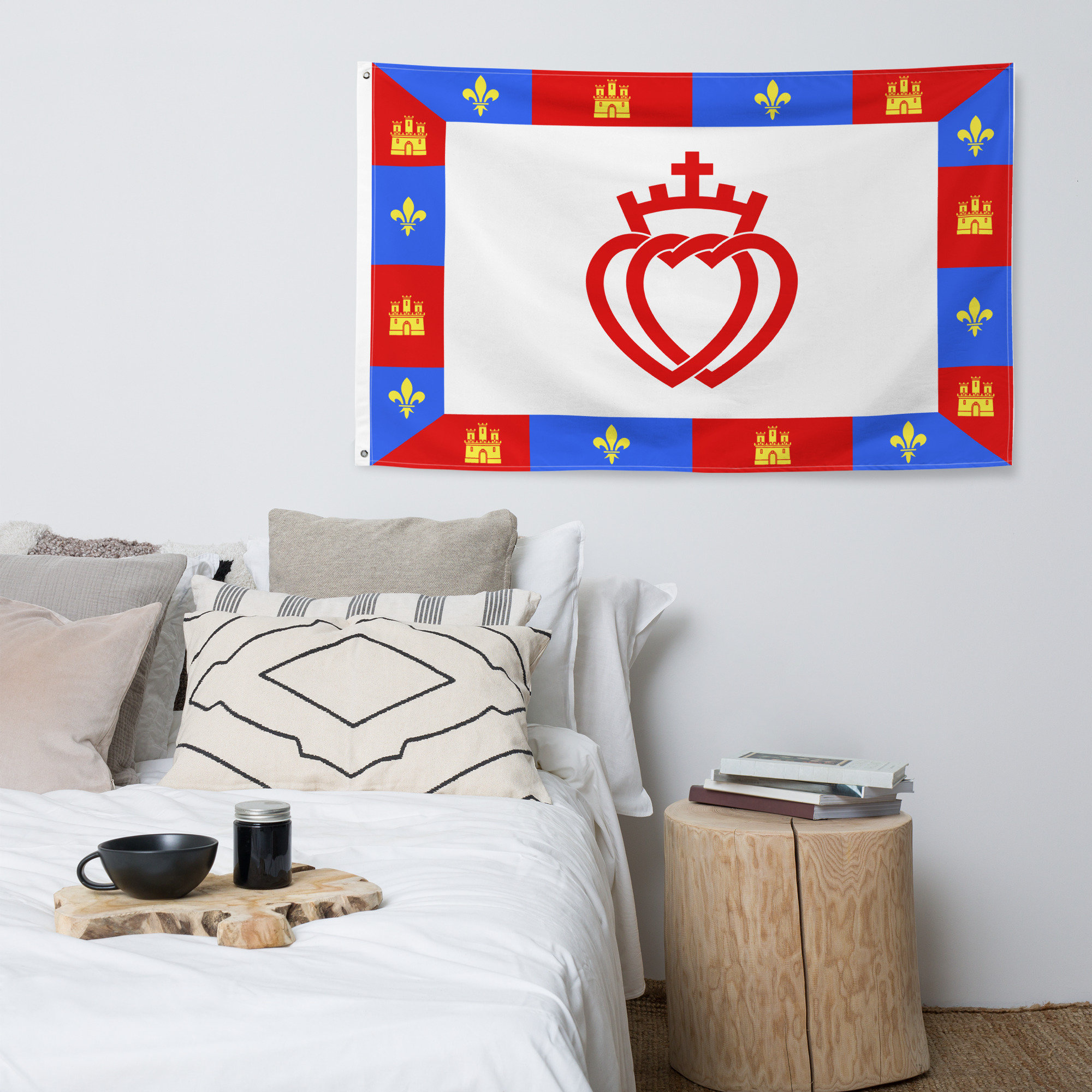 Large Vendée Coat of Arms Flag Indoor or Outdoor Flag Flying Flag ...