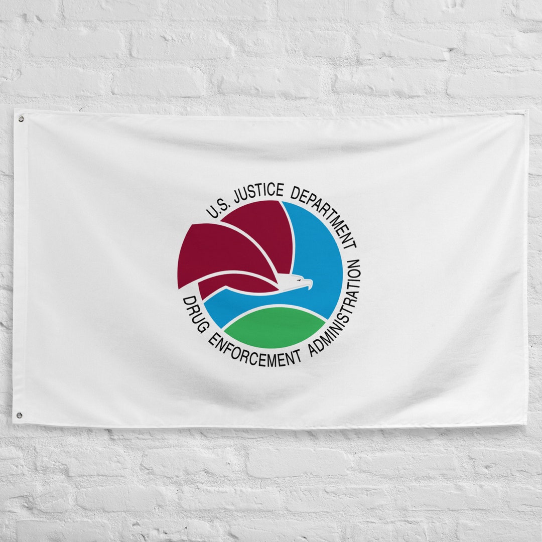 DEA Flag, Drug Enforcement Banner, Law Enforcement Symbol, DEA Logo ...