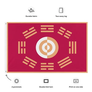 Joseon Dynasty Flag: Korean Royal Standard Banner - Etsy