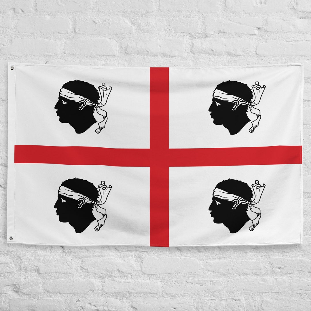 1324–1720 Large Flag of Kingdom of Sardinia Flying Flag Banner With 2 ...