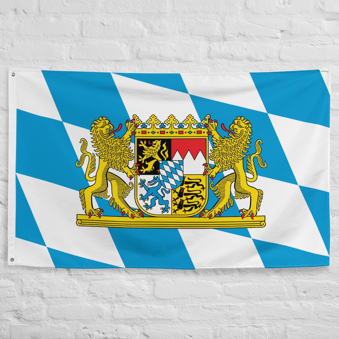 German Bavaria Flag Made of Polyester Perfect for Home Decoration ...