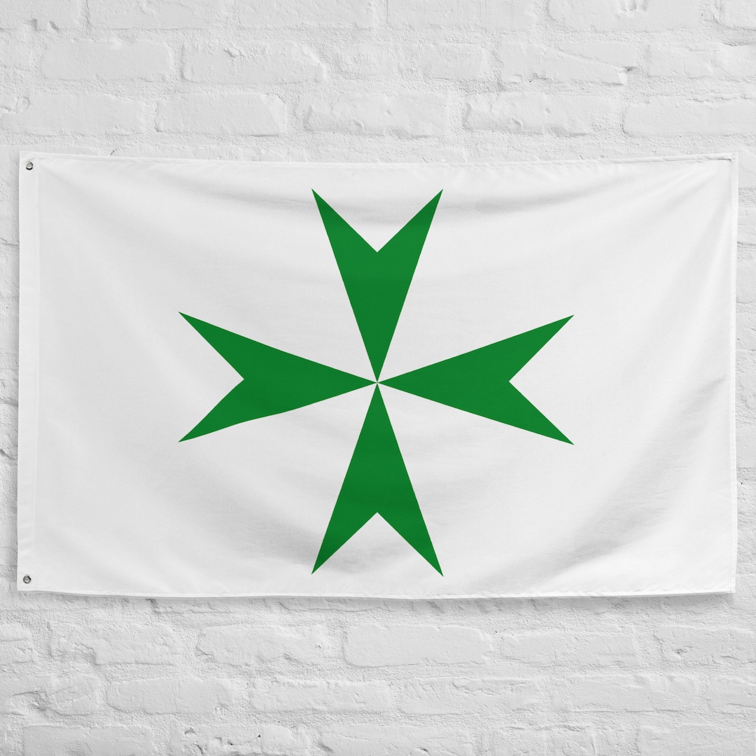 Saint Lazarus Flag: Leper Brothers of Jerusalem, Polyester With ...