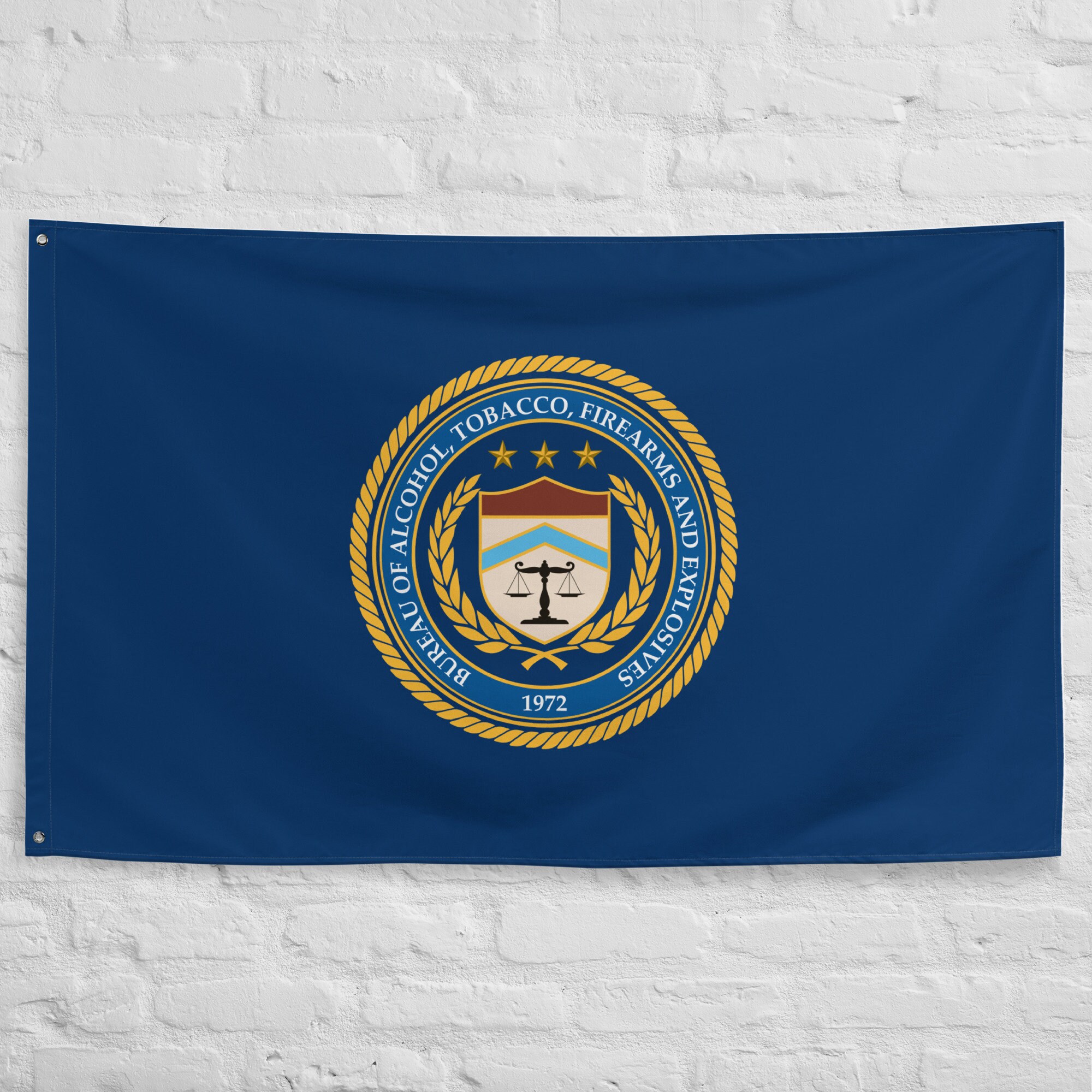 ATF Flag, Alcohol Tobacco Firearms, Law Enforcement, Federal Agency ...