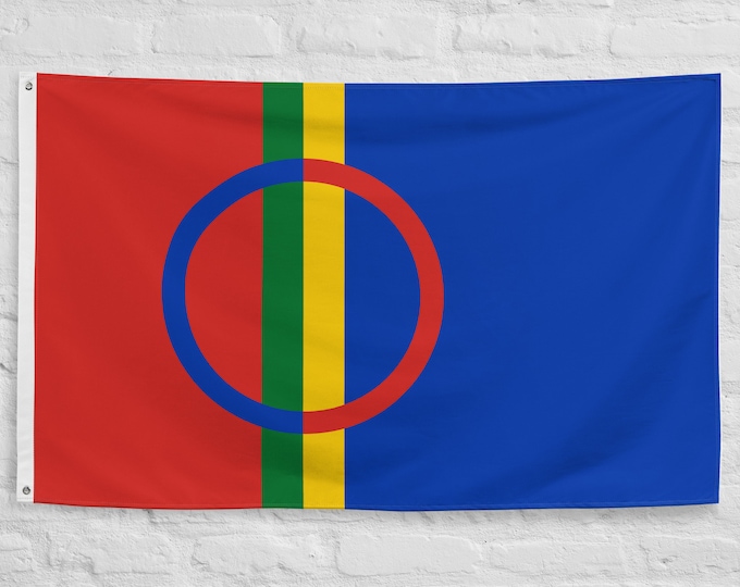 Show Your Support for the Sami People With Sami Flag Emblem Stickers ...