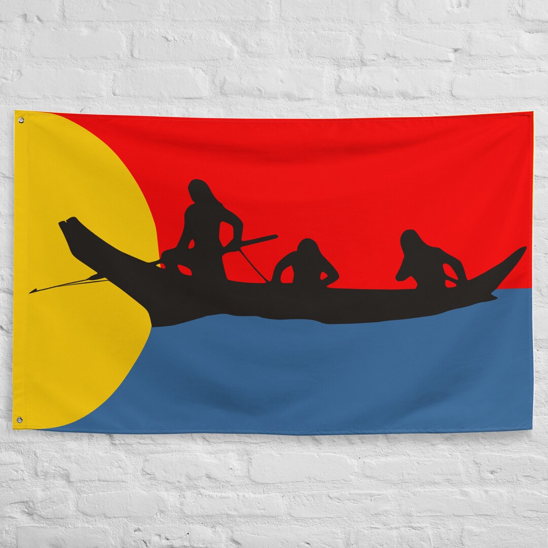 First Nations Clatsop Flag 100% Polyester American Native American ...