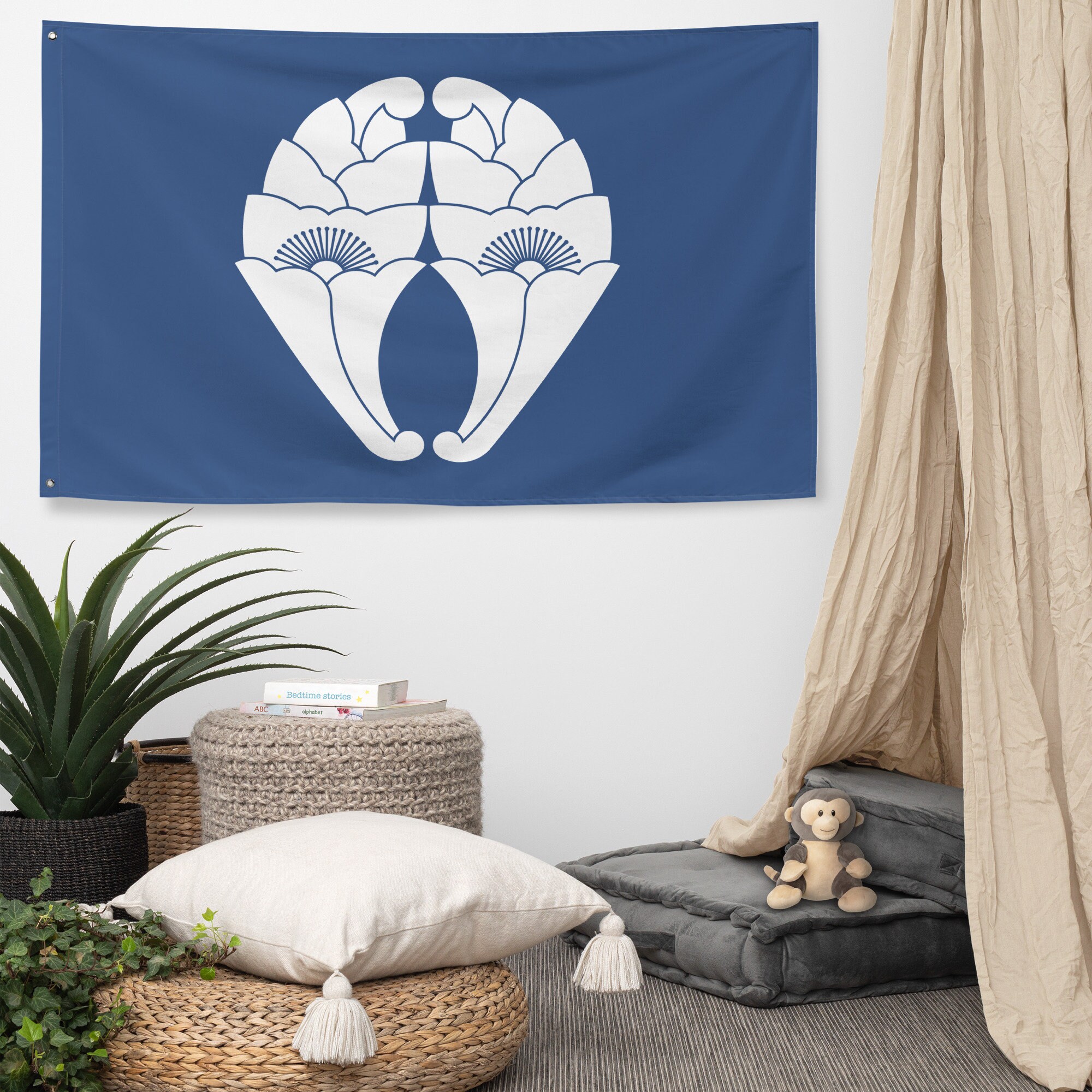 Large Otomo Clan Flag Banner Made of Polyester Perfect for - Etsy