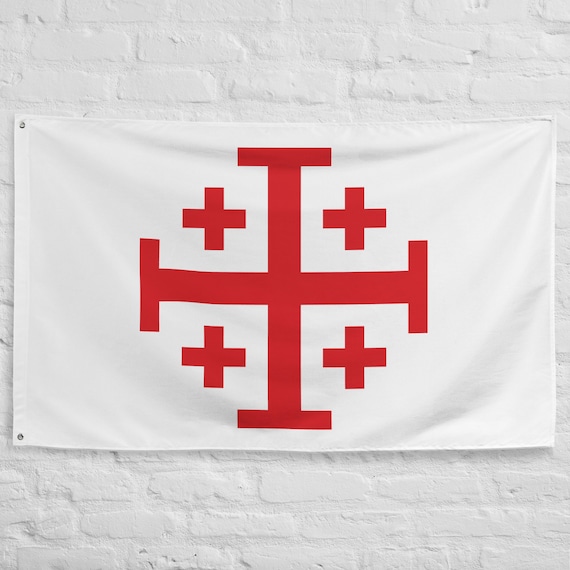 Order of the Holy Sepulchre of Jerusalem Cross Flag 100% - Etsy